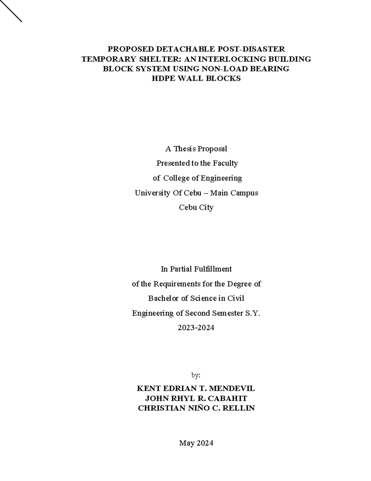 MEN-CR- Manuscript - PROPOSED DETACHABLE POST-DISASTER TEMPORARY ...
