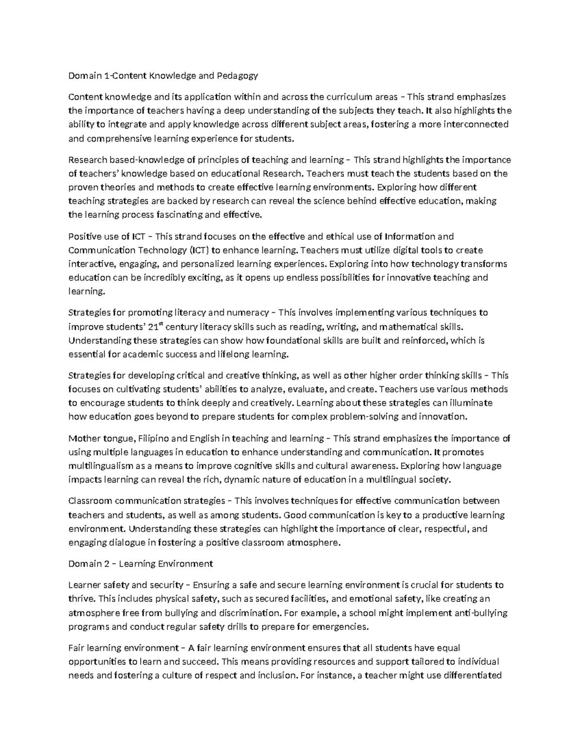 7 Domains of Teacher and School Curriculum: Insights and Strategies ...
