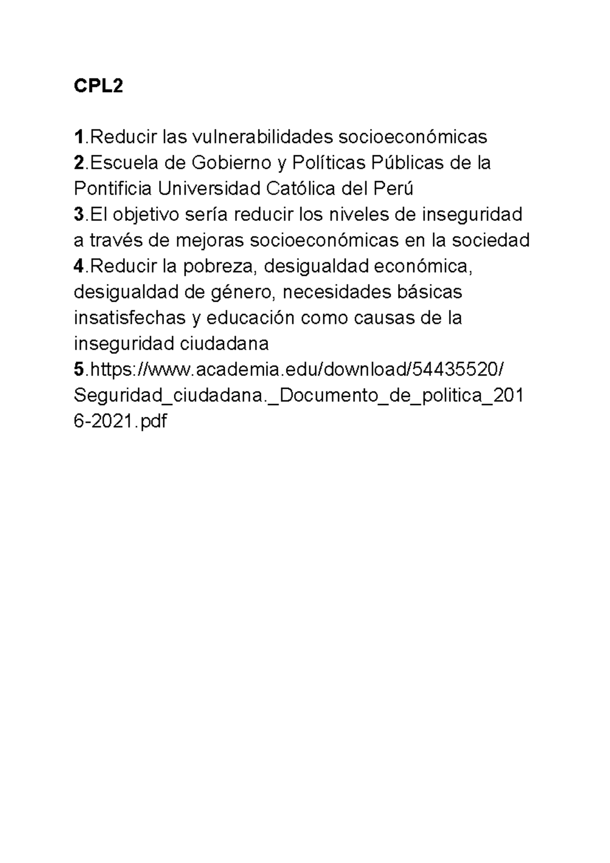 Solucion CPL2 - CPL 2 guia - Comprensión y Producción de Lenguaje II - CPL 1 .Reducir las - Studocu