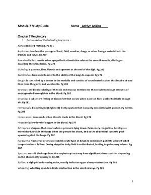 Module 1 studyguide 1 - n/a - Module 1 Study Guide Name Kalin nettles ...