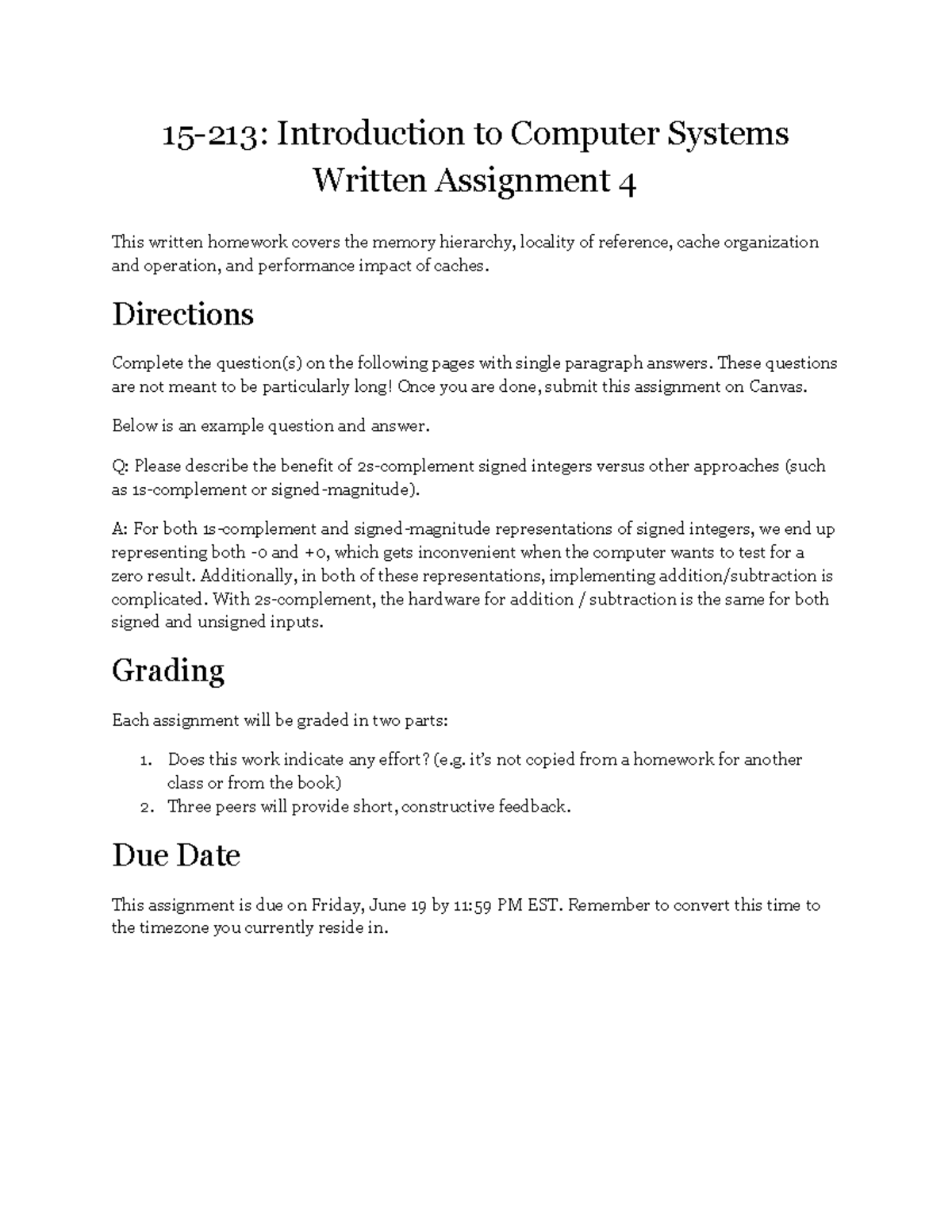 15-213 Written Assignment 4: Buffer Overflow Attack Strategies - Studocu