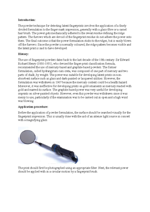 Iodine fuming method - IODINE FUMING METHOD The iodine fuming technique ...
