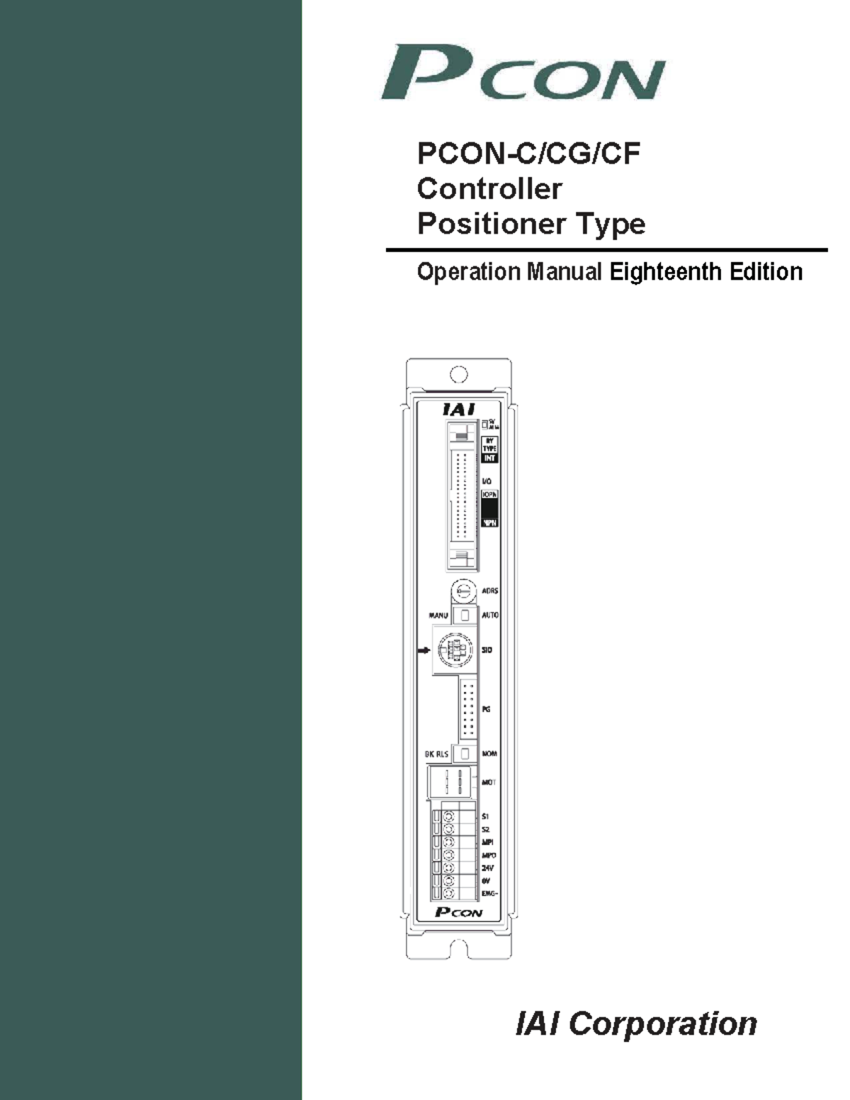 PCON-C CG CF Operation Manual - Eighteenth Edition (ME0170-18C) - Studocu