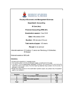 IAS 8 handout - Notes - EXAMPLE EXAMPLE: Prior period error Right ...