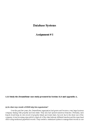 DB - database assignment - What is the meaning of Data base: Backup: A database backup is - Studocu