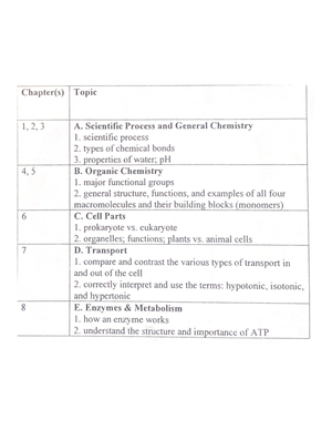 Cell Structure & Membranes: Key Concepts and Functions (Biology 101) - CH CELL STRUCTURE AND ...