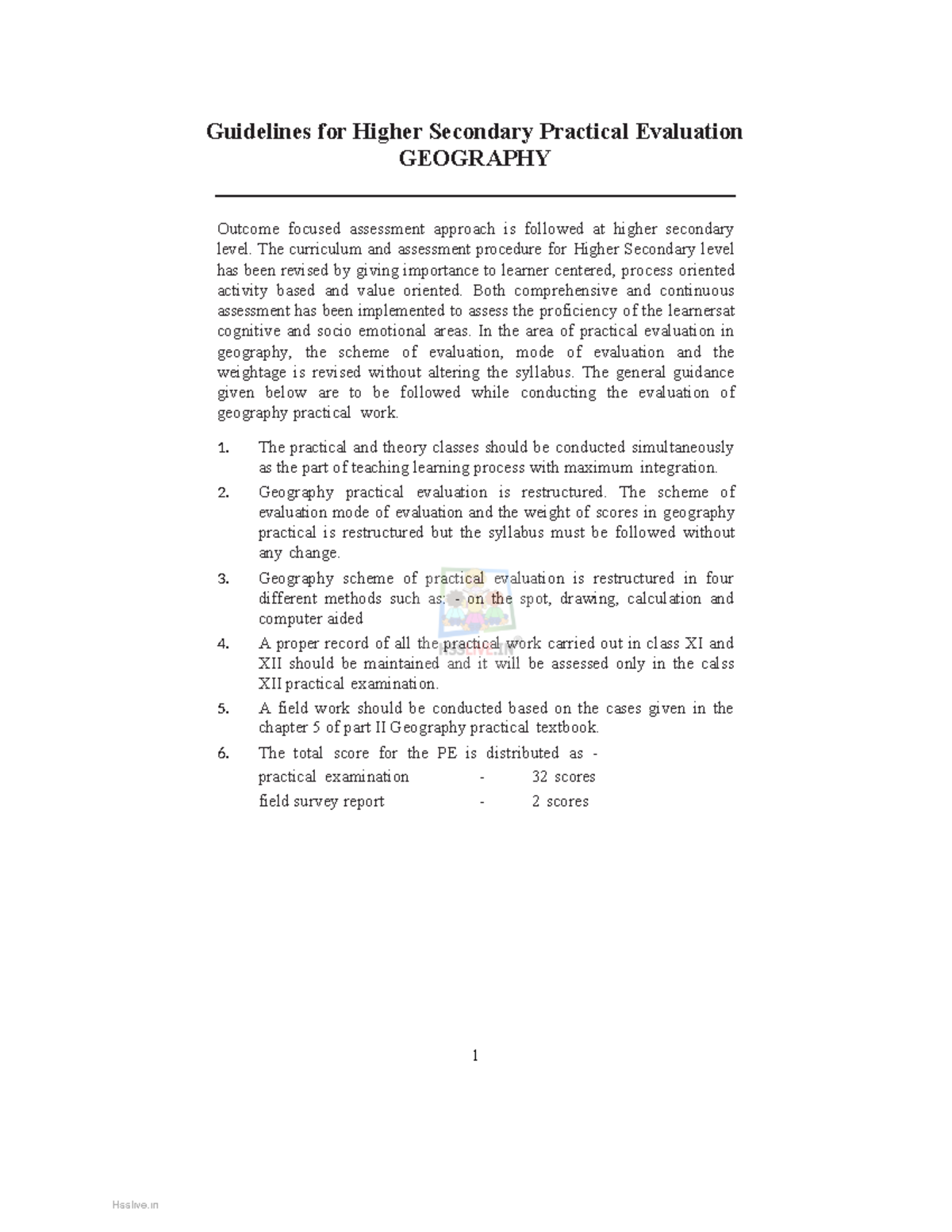 Geography LAB Scheme of work 2023 Hsslive HSS - 1 Guidelines for Higher ...