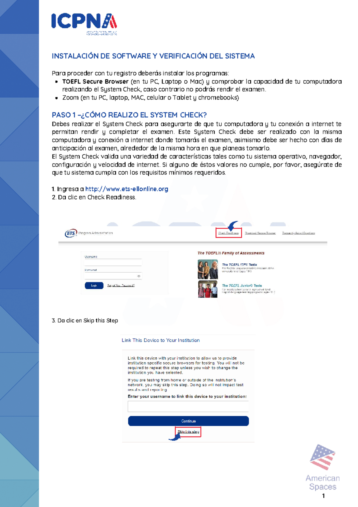 proctorizerrrrrrr - TOEFL Secure Browser (en tu PC, Laptop o Mac) y ...