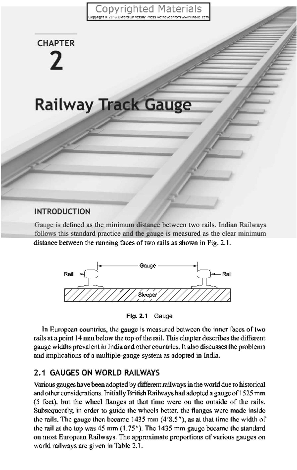 Lecture 15 - Railway Track Gauge Overview and Issues - Studocu