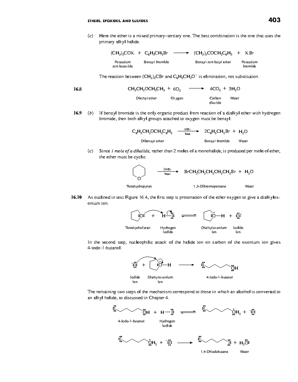 403 Organic Chemistry: Ethers, Epoxides, and Sulfides Notes - Studocu