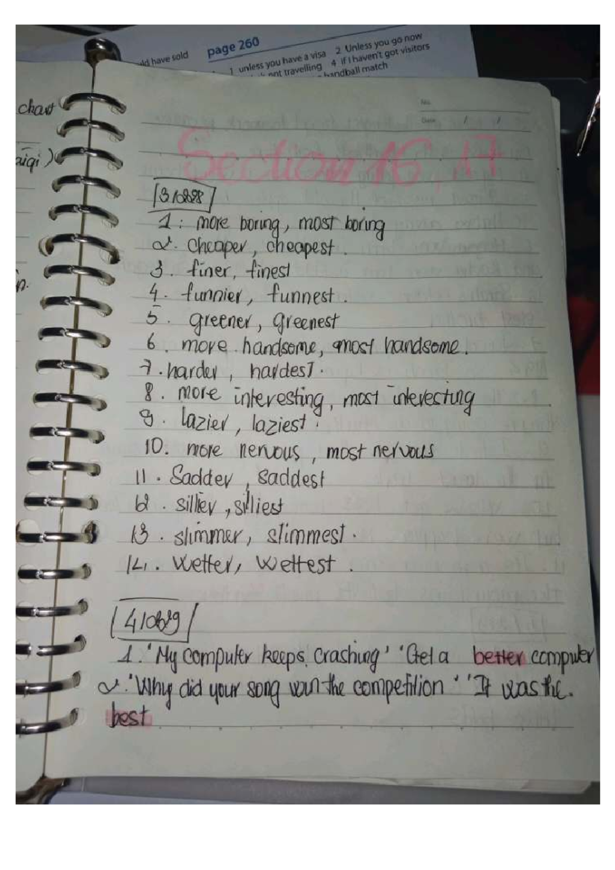 Adjectives and Comparatives Study Notes (ENG 101) - Studocu