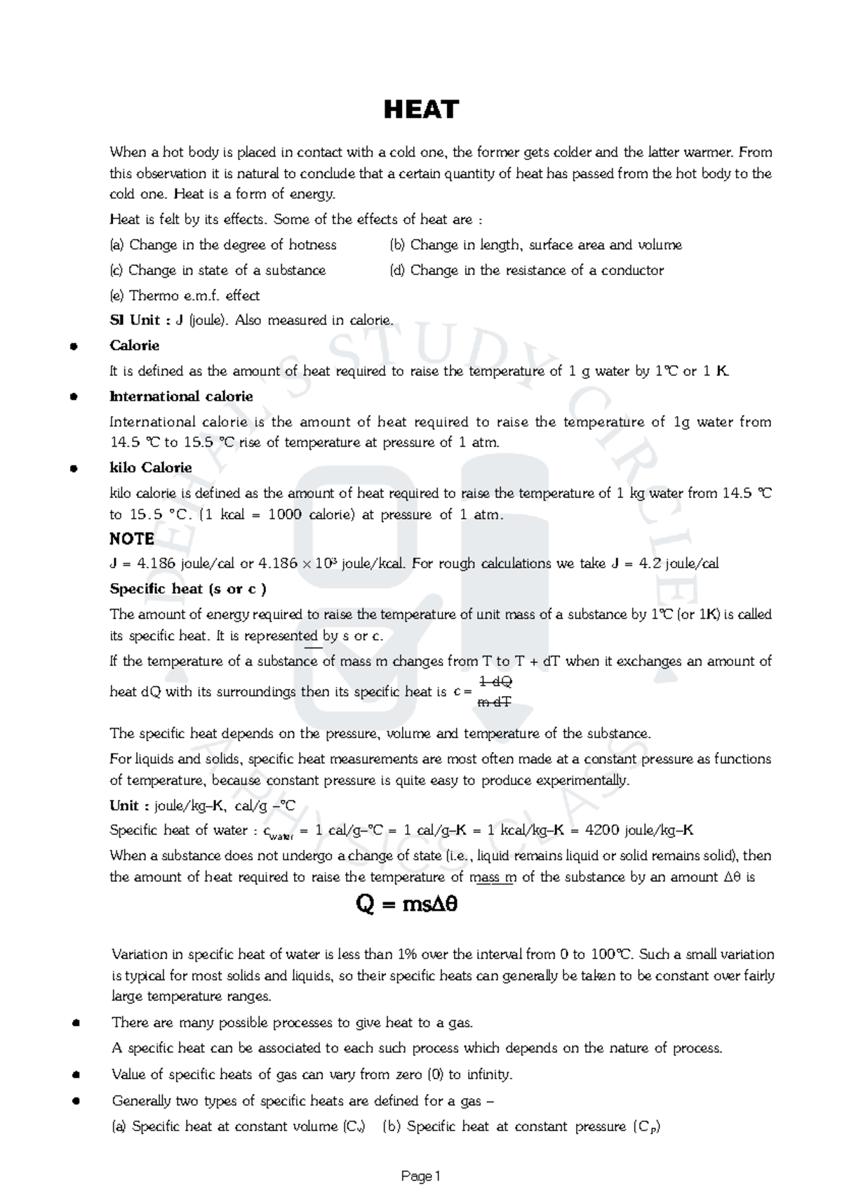 Thermodynamics & Kinetic Theory: Heat Transfer Principles and Effects - Studocu