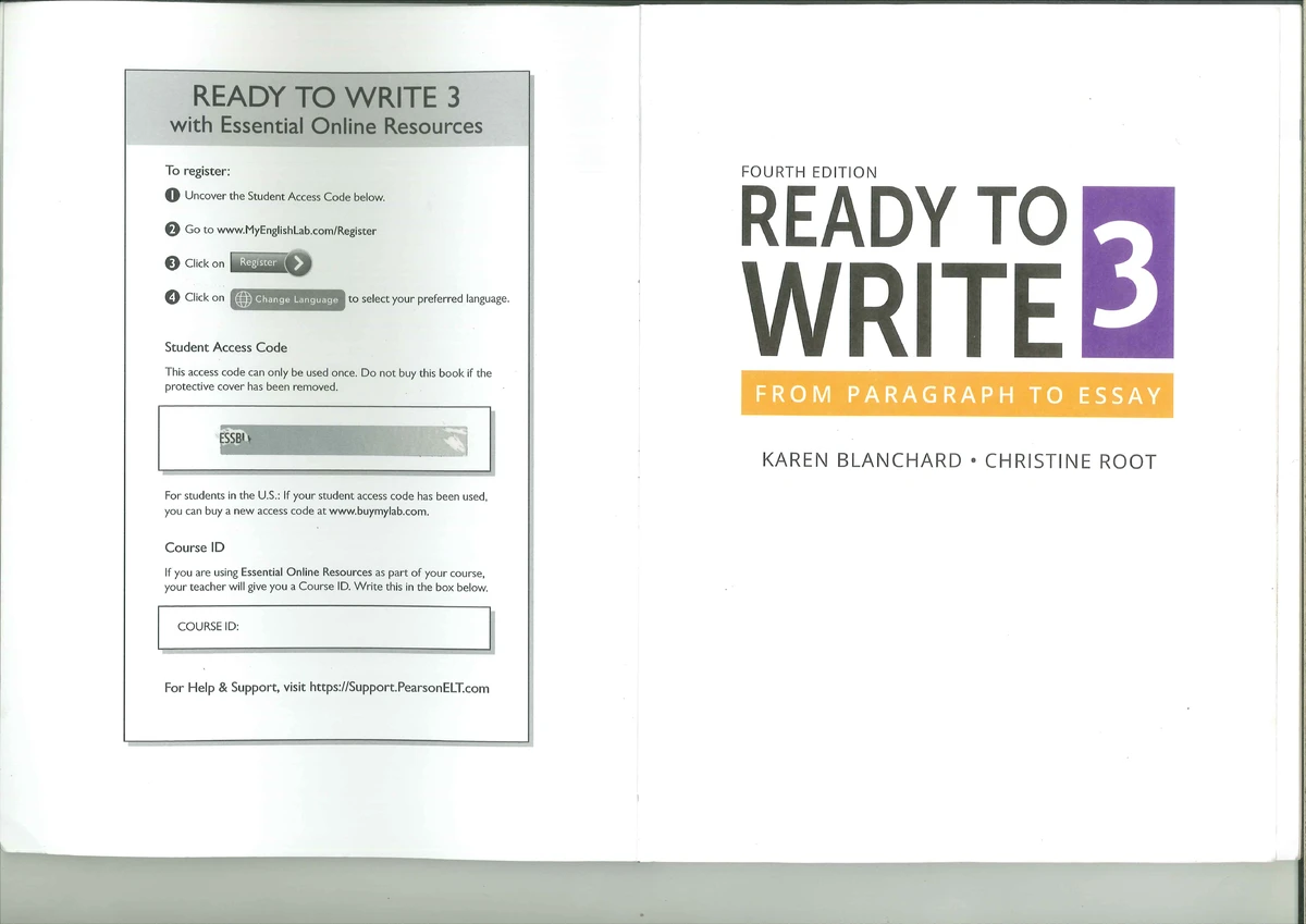 Ready to Write 3 - Blanchard and Root - Writing 1 - Studocu