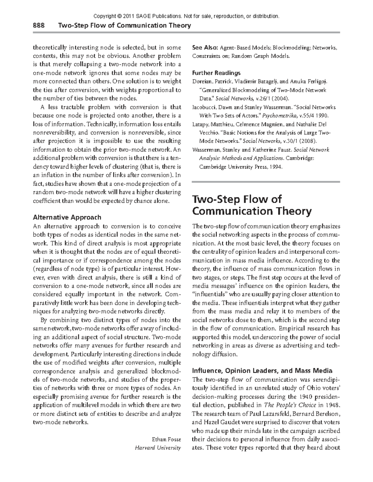 Two-Step Flow of Communication Theory - TT2 BƯỚC - Studocu