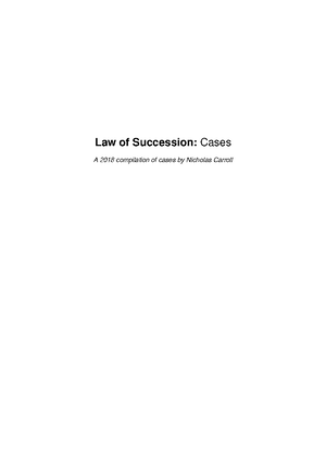 [CASE LAW] Study Unit 1 - Introduction - Ex Parte Graham 1963 4 SA 145 ...
