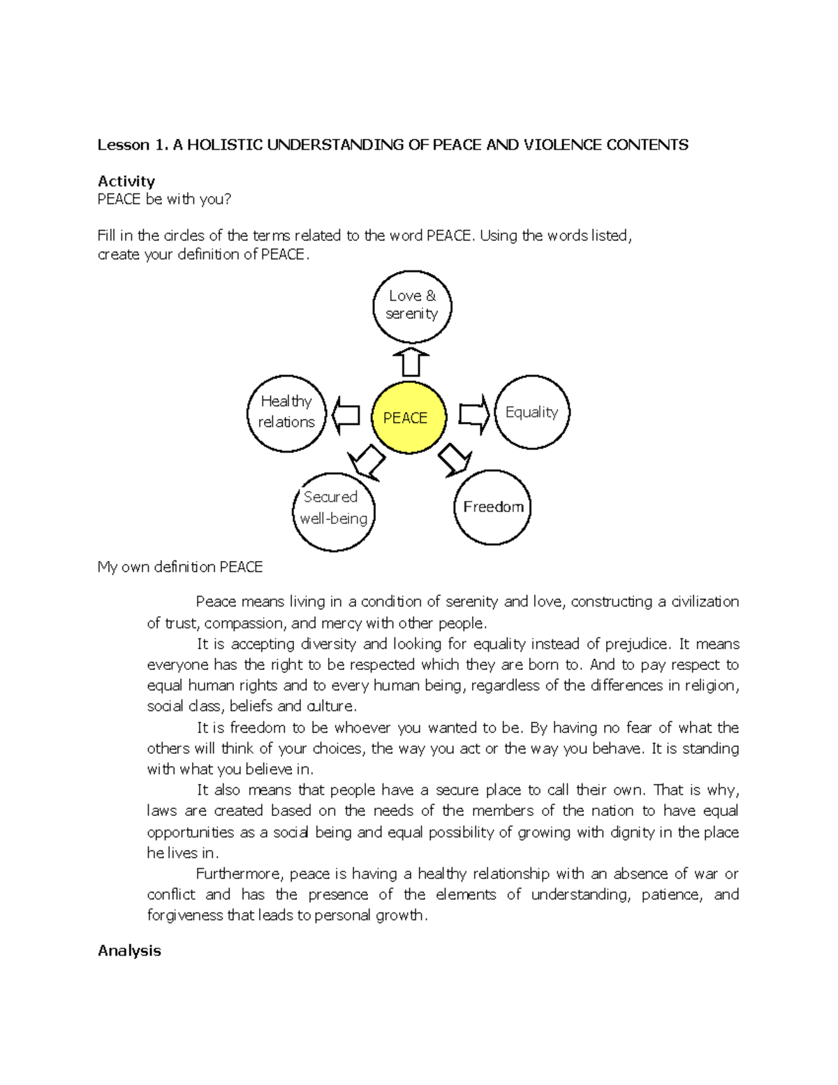 UNIT 6, Lesson 1 - I HOPE IT CAN HELP. - Lesson 1. A HOLISTIC ...