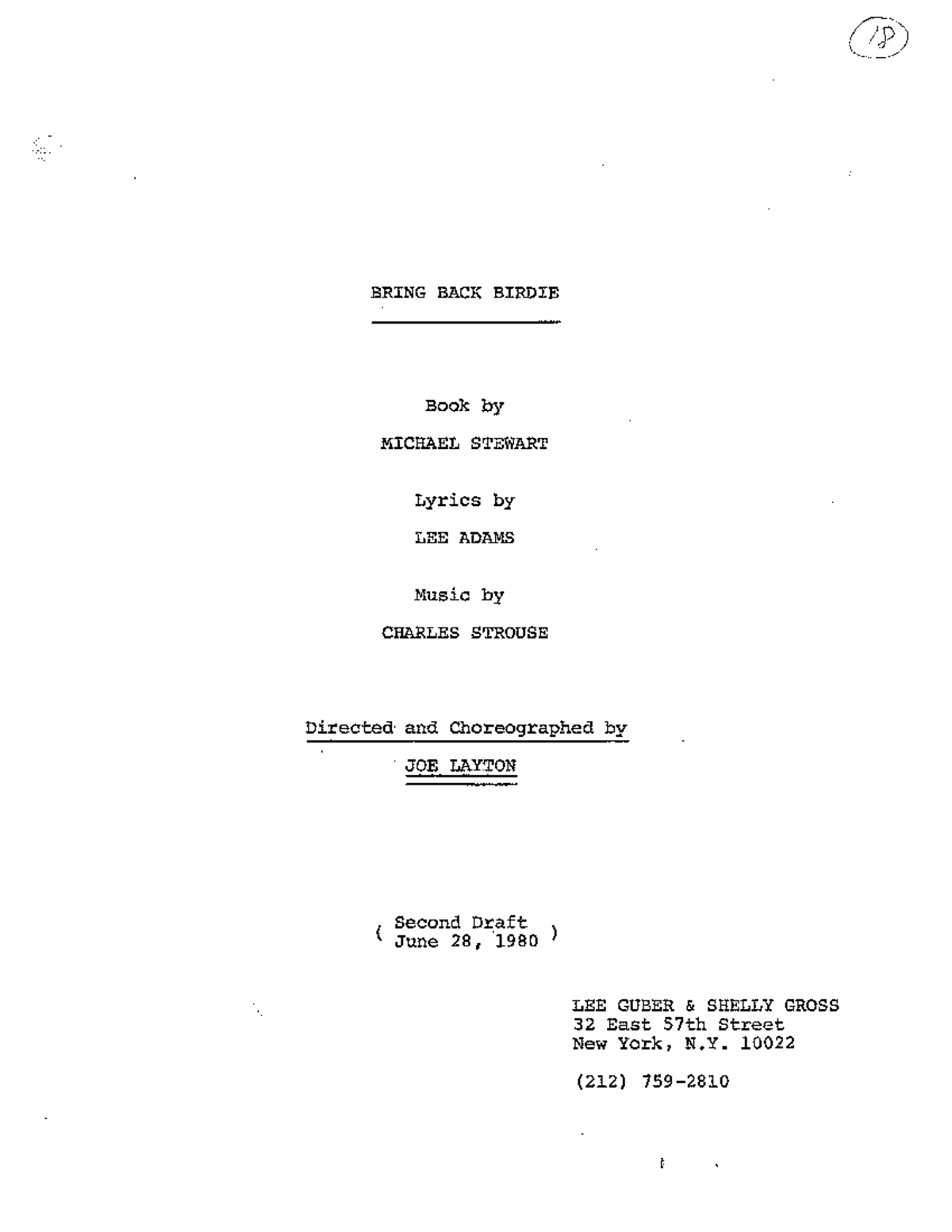 18 BRING BACK BIRDIE (1981) Second Draft Script Analysis - Studocu