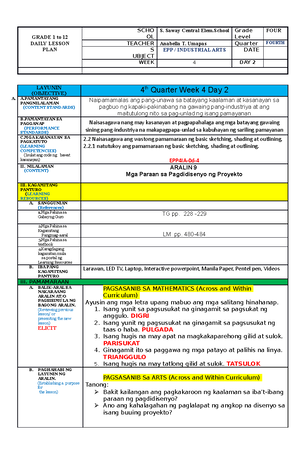 Grade 4 Quarter 4 Assessment - Grade 4 4th Quarterly Assessment Report ...