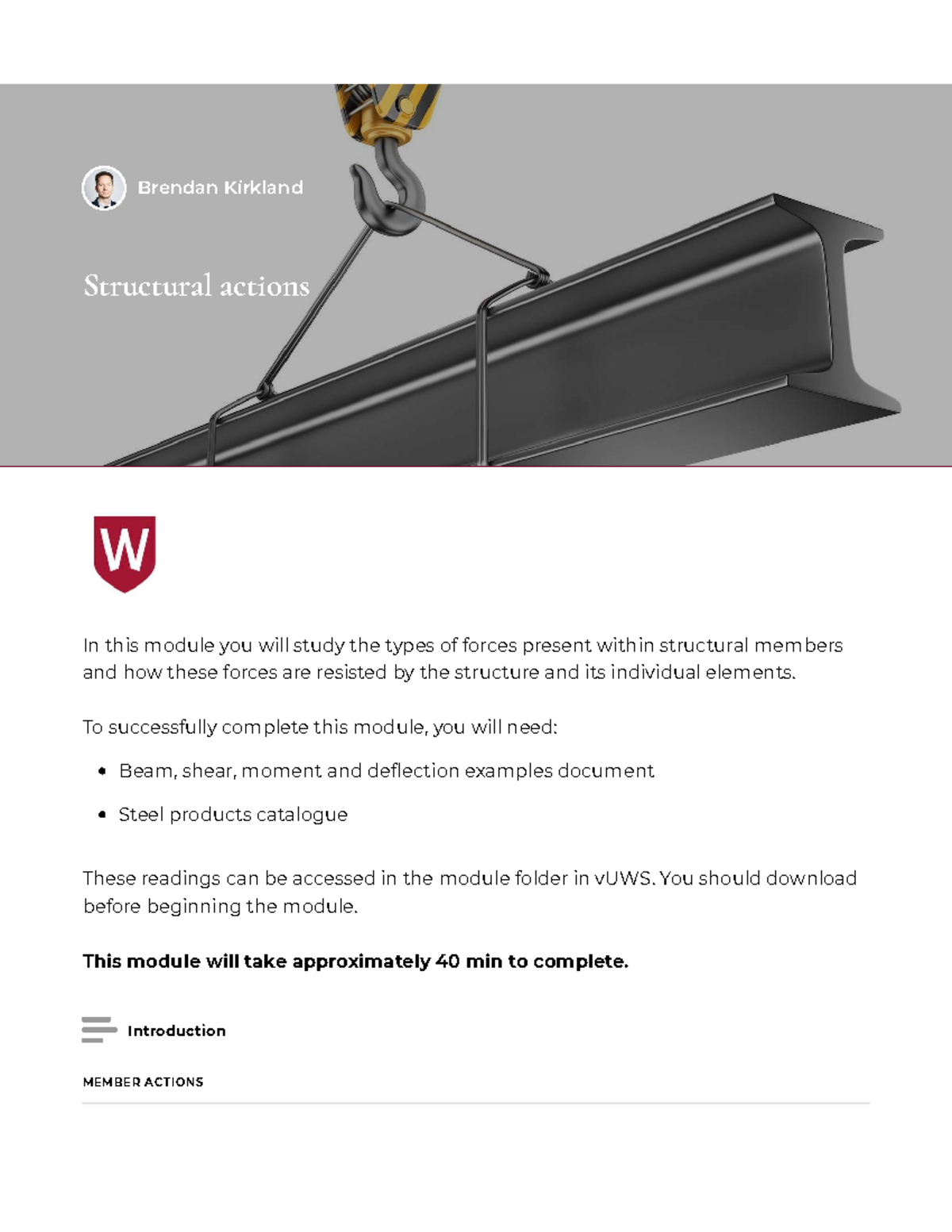 Structural Actions: Understanding Forces in Structural Members ...