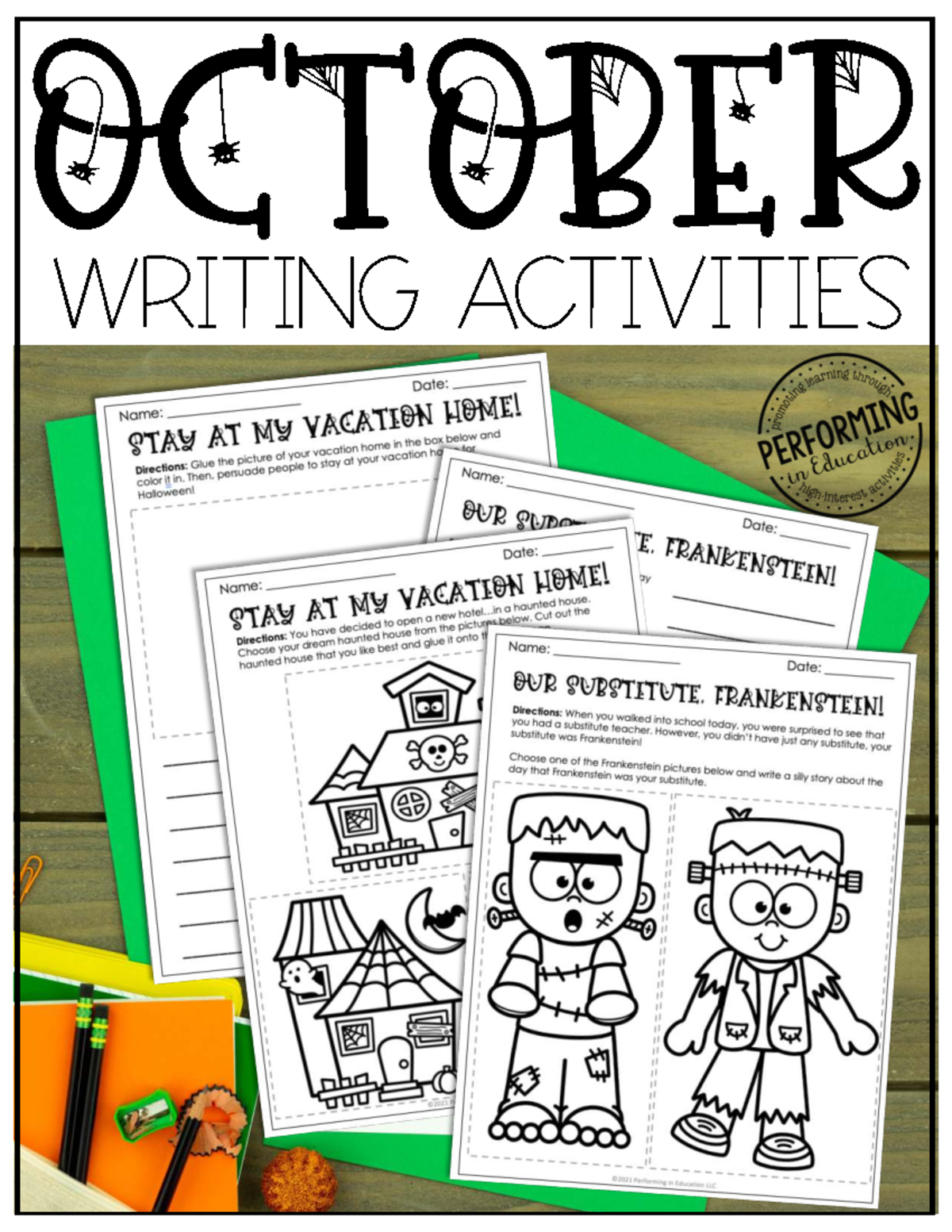 OCTOBER WRITING ACTIVITIES: 5 Engaging Lessons for Grades 3-5 - Studocu