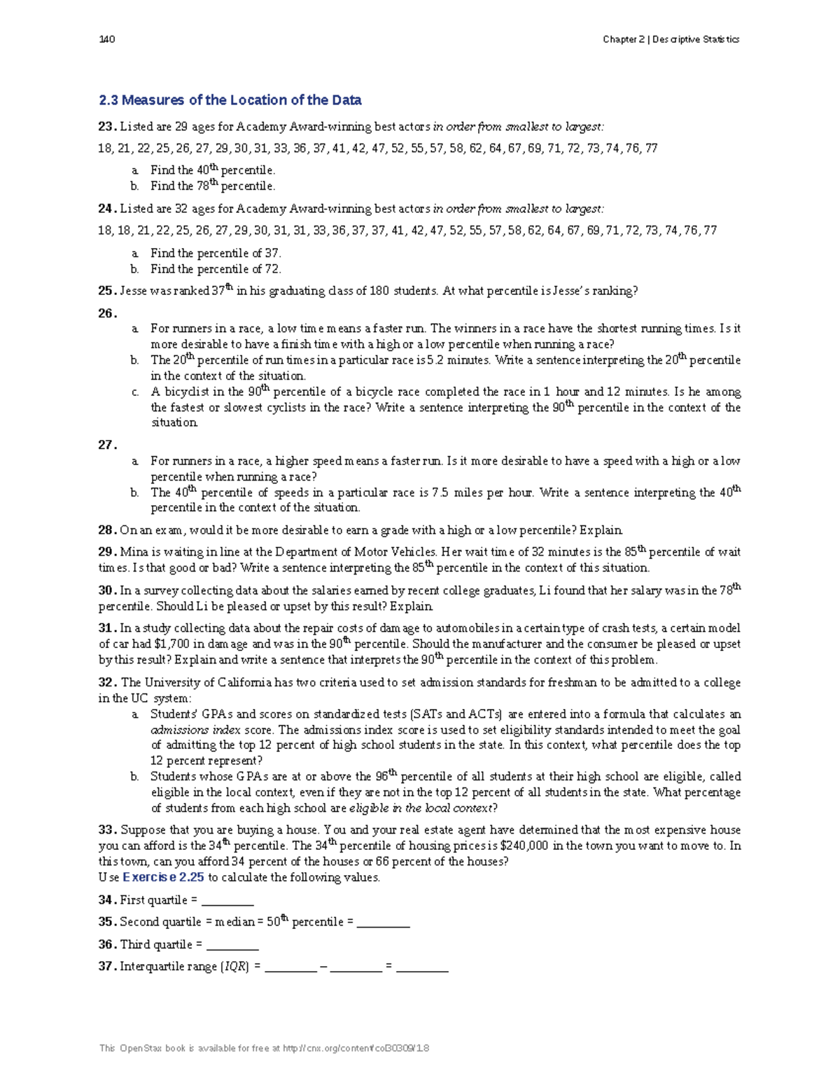 Unit 4: Chapter 2 - Descriptive Statistics and Data Analysis - Studocu