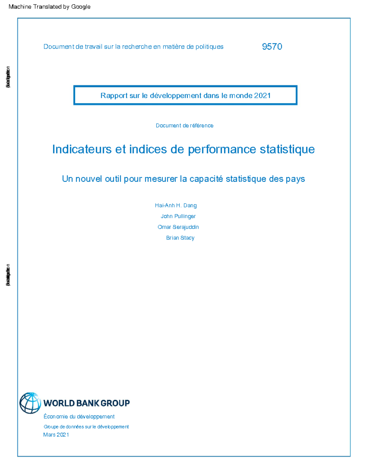 Indices et Indicateurs de Performance Statistique - Document 9570 - Studocu