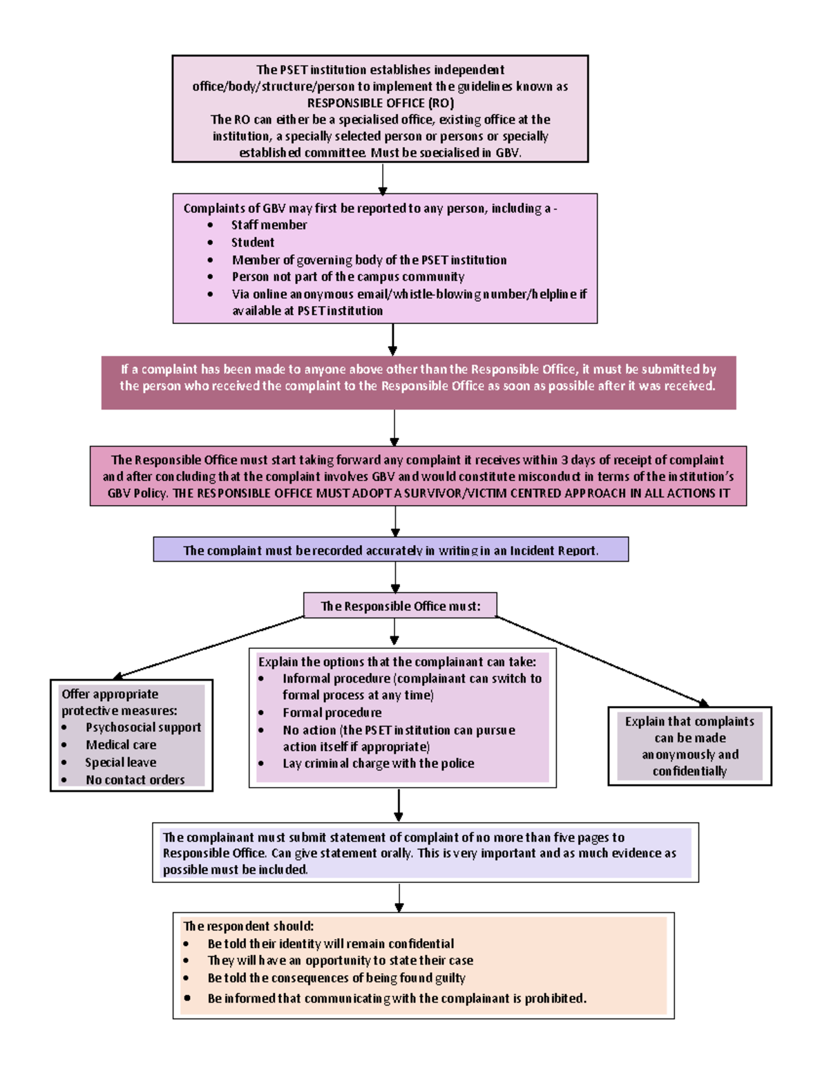 GBV Policy Implementation Guidelines - Case Study Analysis - Studocu