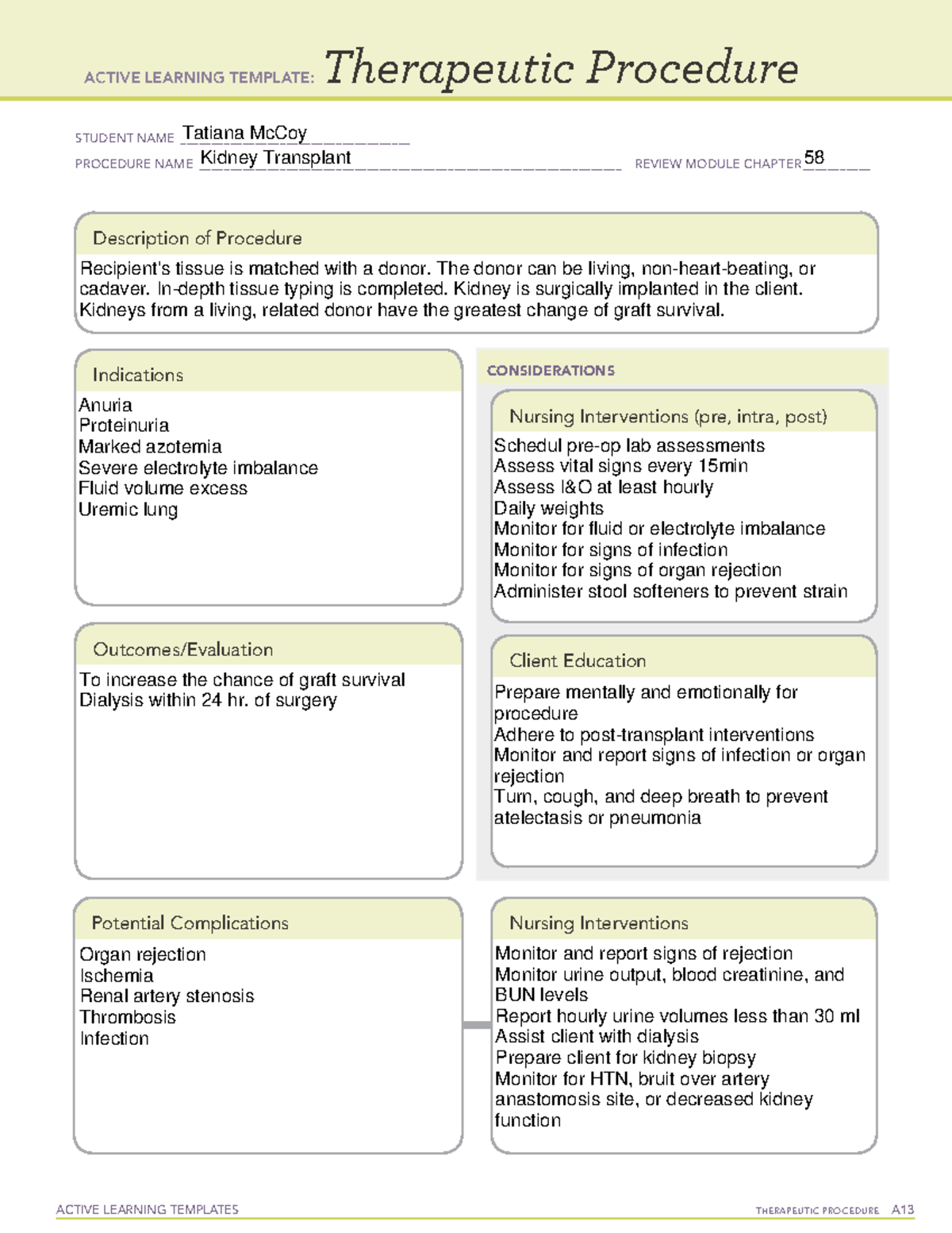 ALT-Therapeutic Procedure: Comprehensive Guide to Kidney Transplant ...
