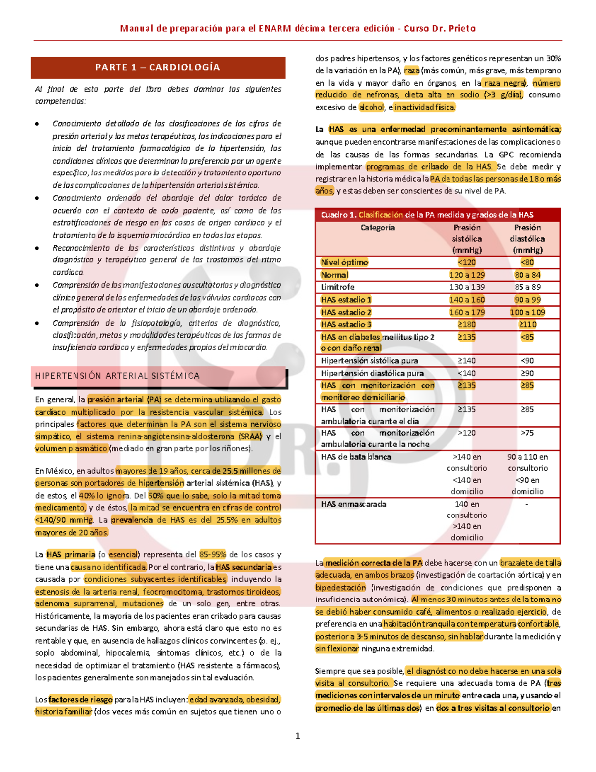 Manual de Preparación para el ENARM 13ª Edición - Curso Dr. Prieto ...