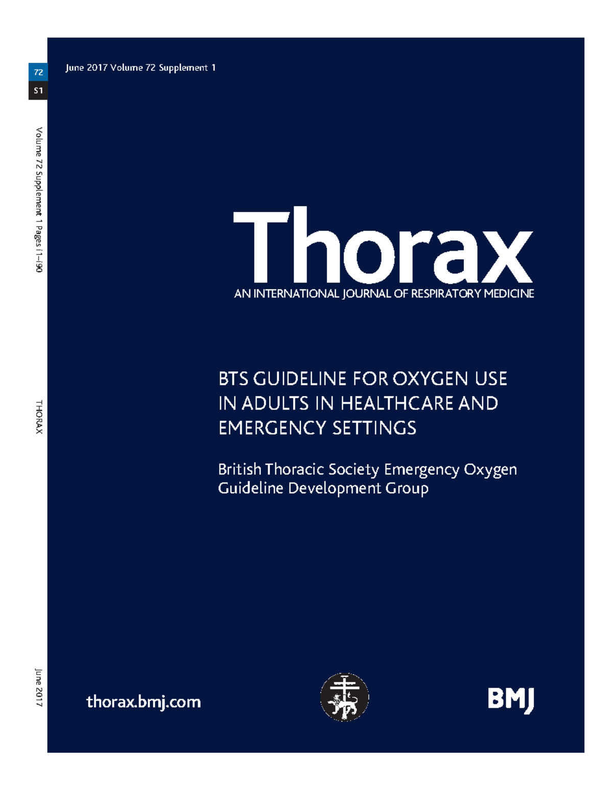 BTS Guidelines for Oxygen Use in Adults: Healthcare & Emergency ...