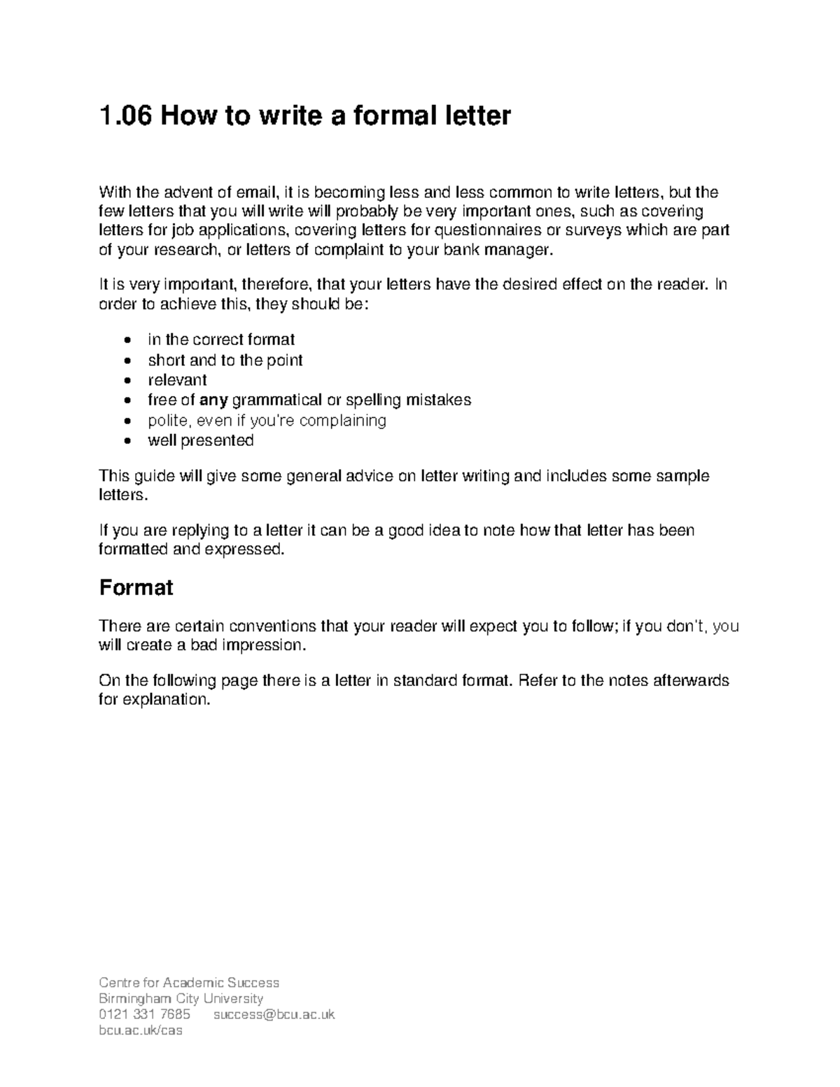 Formal Letter Writing Guide and Examples for Effective Communication ...