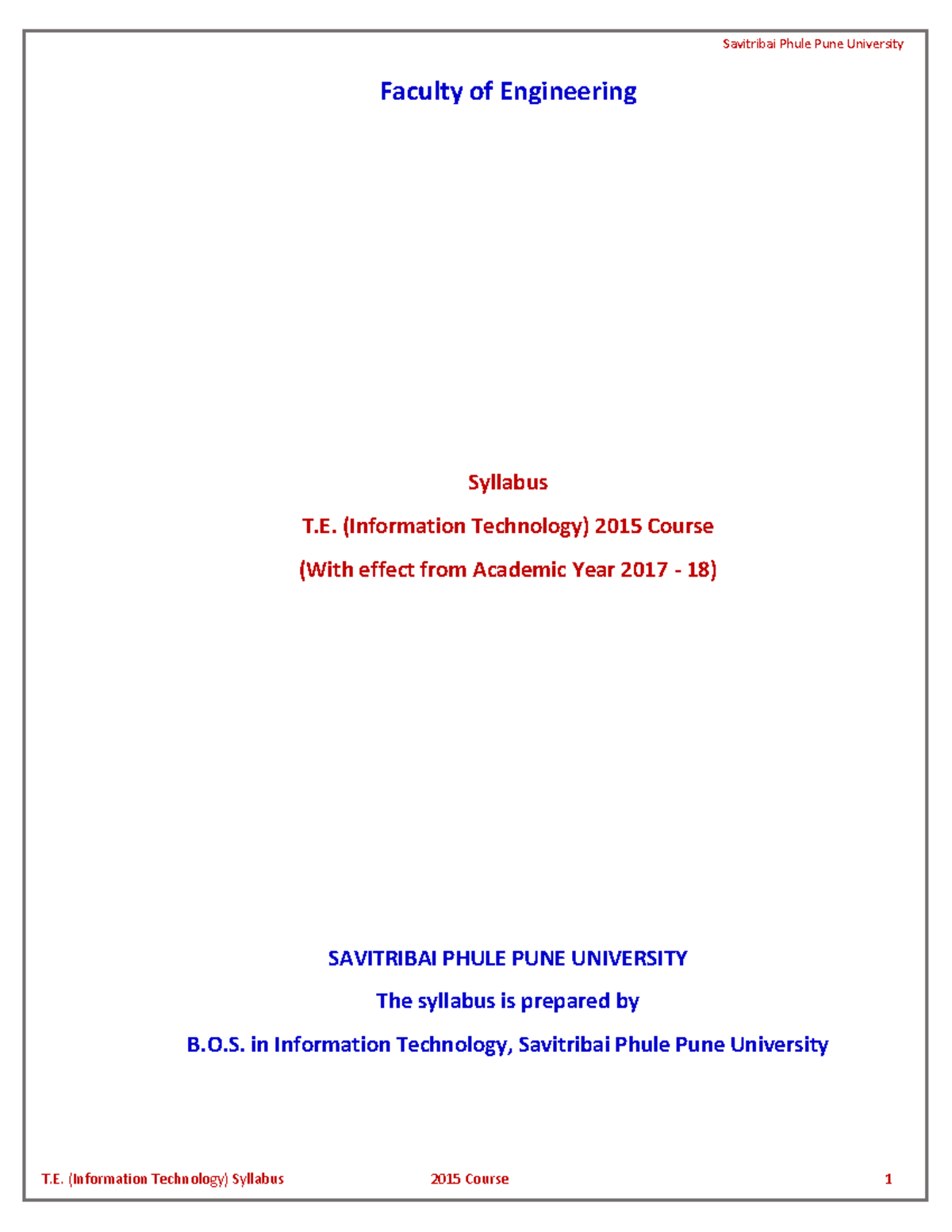 TE IT Syllabus 2015 Course-3-4-17 SPPU sem1 sem2 - Faculty of ...