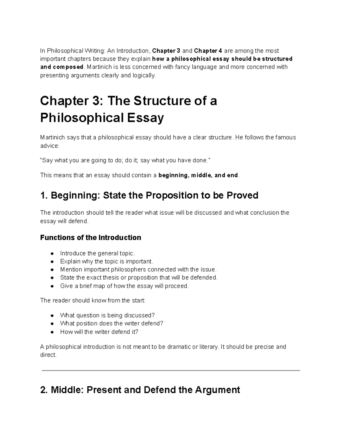 Philosophical Writing Insights: Martinich's Structure & Composition ...