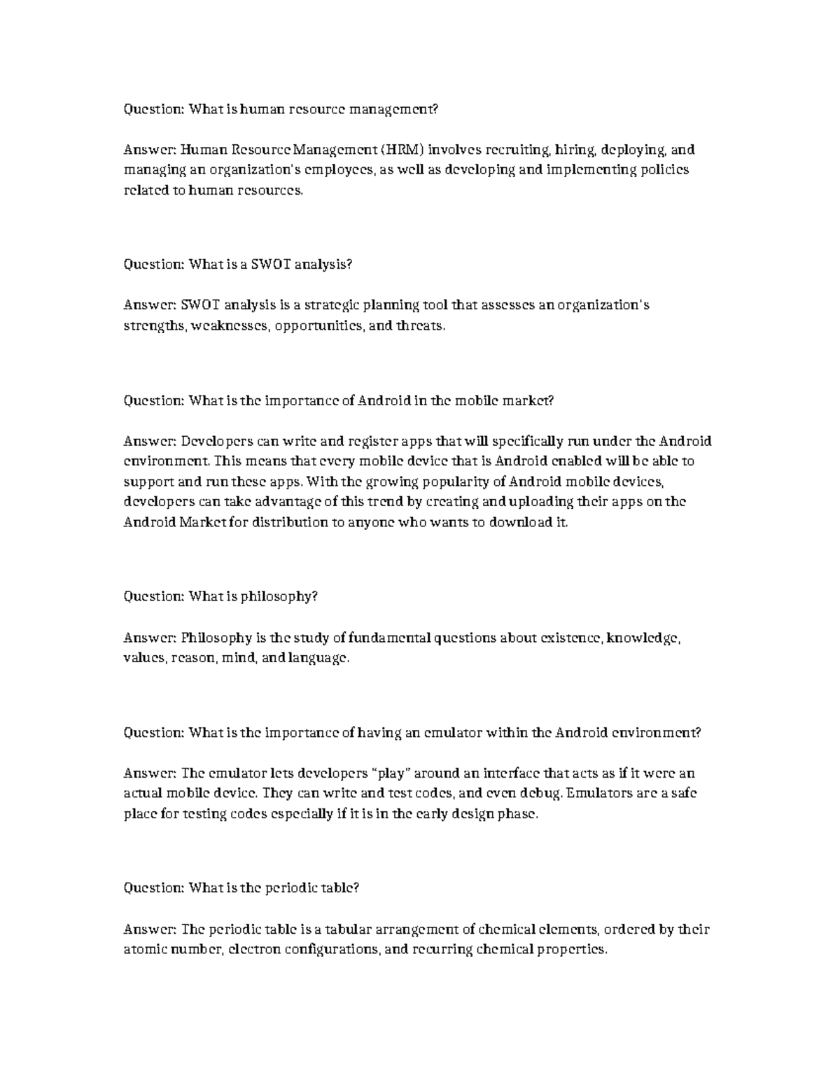 HRM & Strategic Tools: Key Concepts in Management and Technology - Studocu