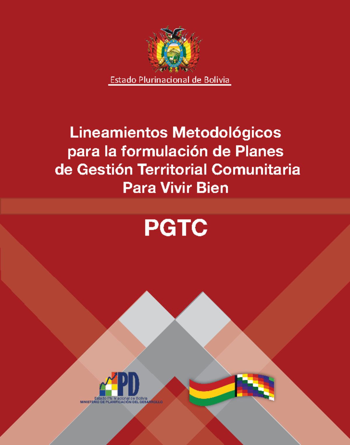 PGTC - Metodología para la Formulación de Planes de Gestión Territorial ...