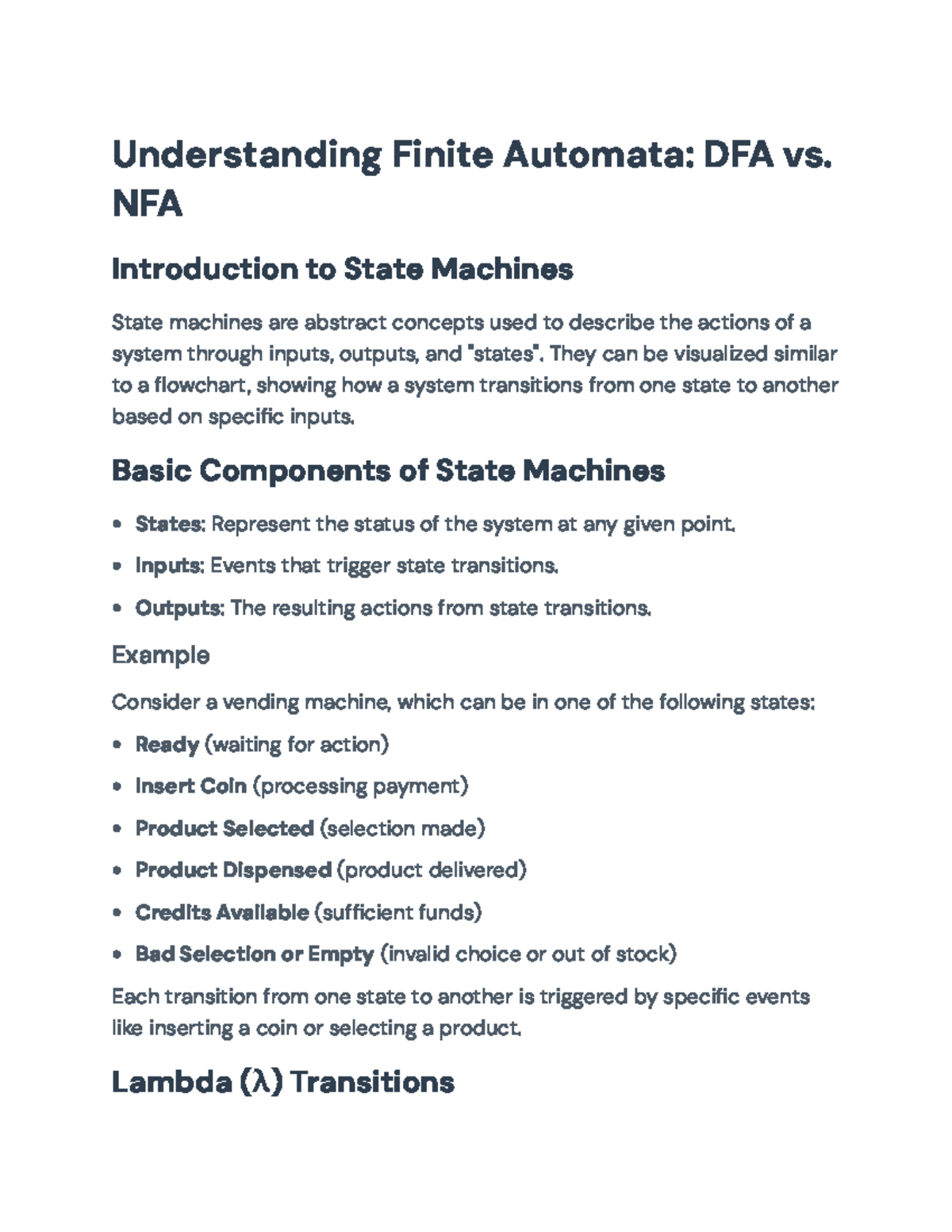 Understanding Finite Automata: DFA vs. NFA in State Machines ...