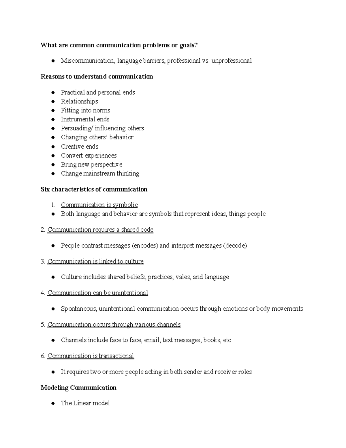 Comm 1210 Lecture: Common Communication Problems & Characteristics ...