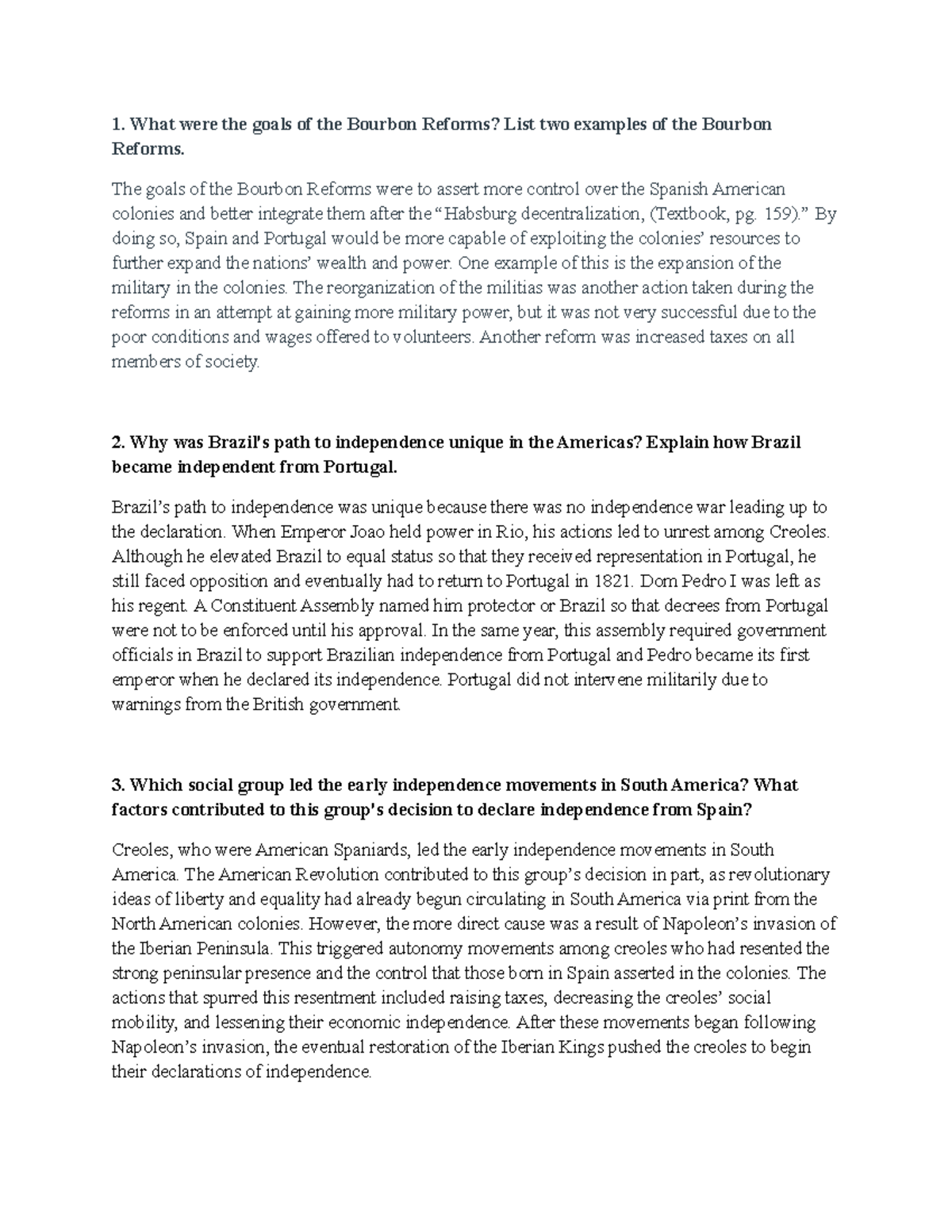 Short Answer Quiz 3 - Weekly written assignment for Professor Walton's ...
