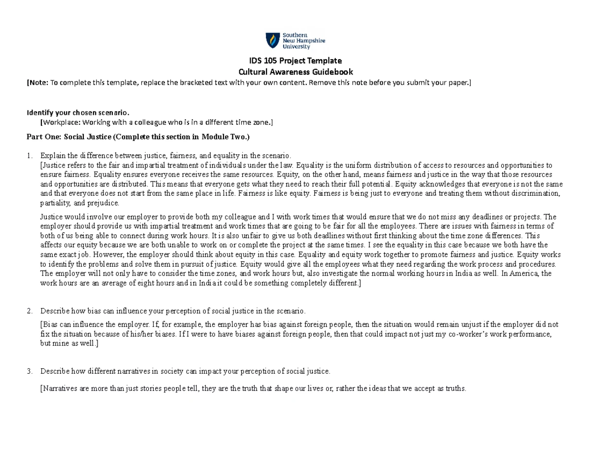 Module 7 - SNHU 107 Project Template Academic Success Plan Use this ...