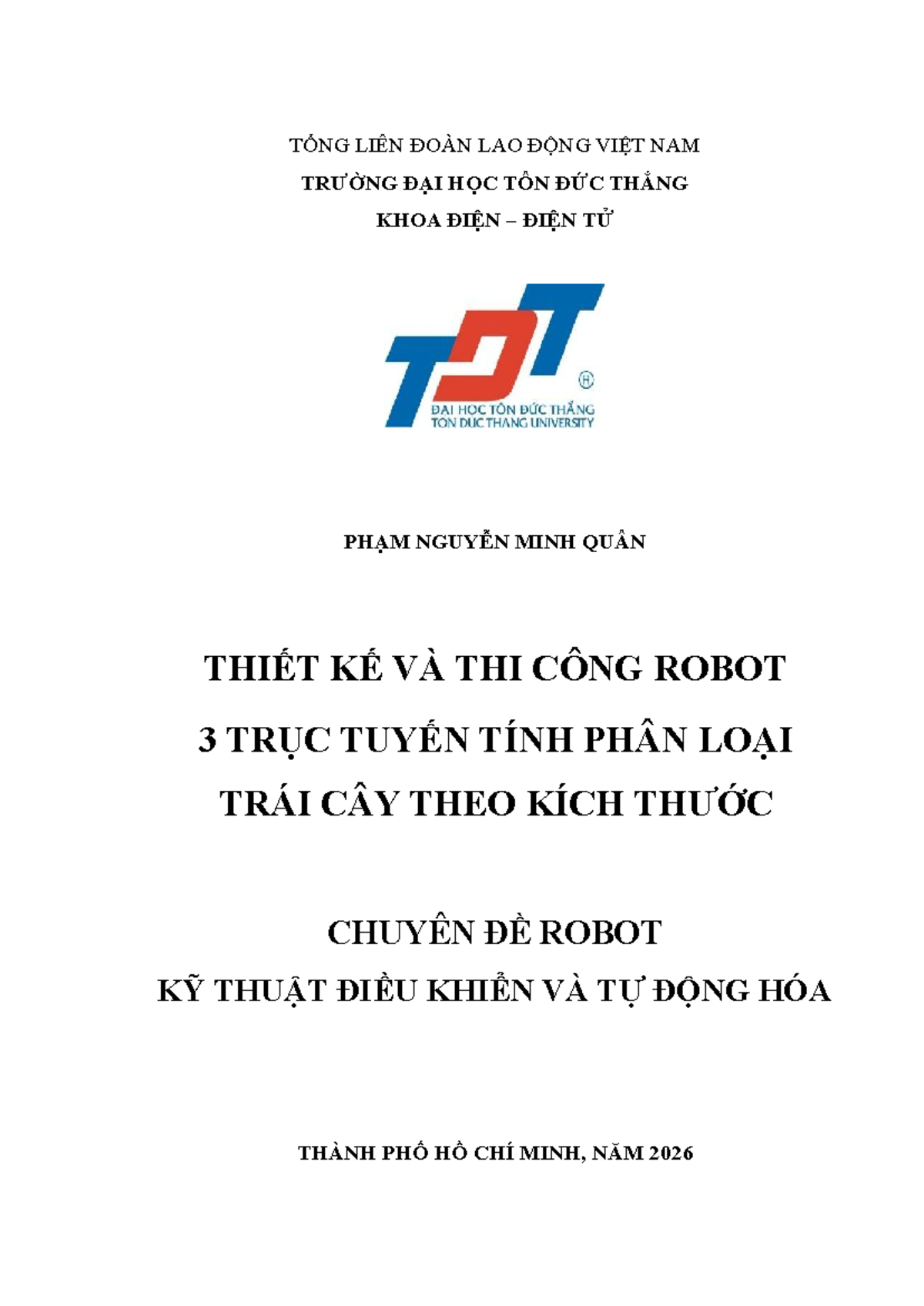 Thiết Kế Robot 3 Trục Phân Loại Trái Cây Theo Kích Thước - HK2 2526 CD ...