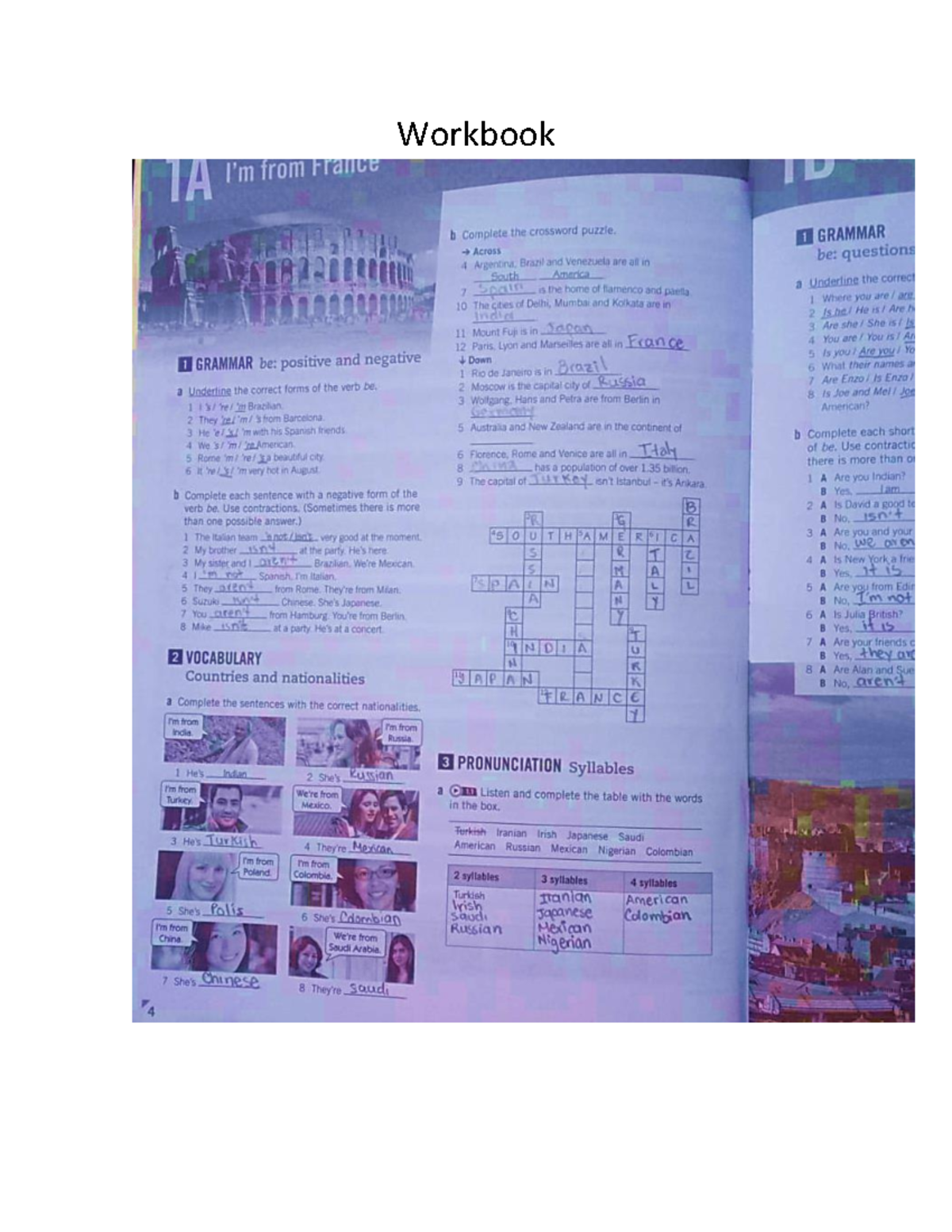 Ejercicios Resueltos del Libro - Workbook - Studocu