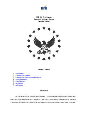 ECO-202 Module 7- Discusion- Second Run of Econland - Share your ...