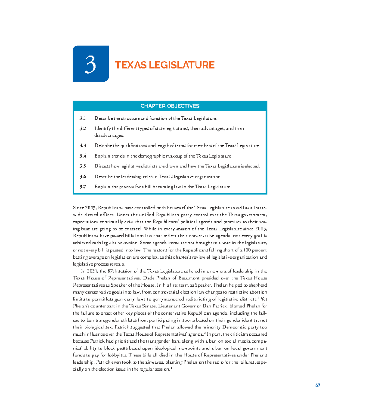 Texas Legislature: Structure, Function, and Legislative Dynamics ...