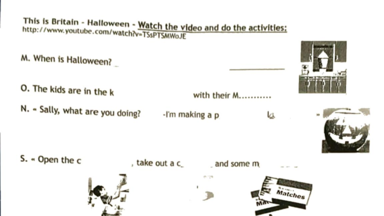 Halloween Activities and Fun: Schede di Halloween - Studocu