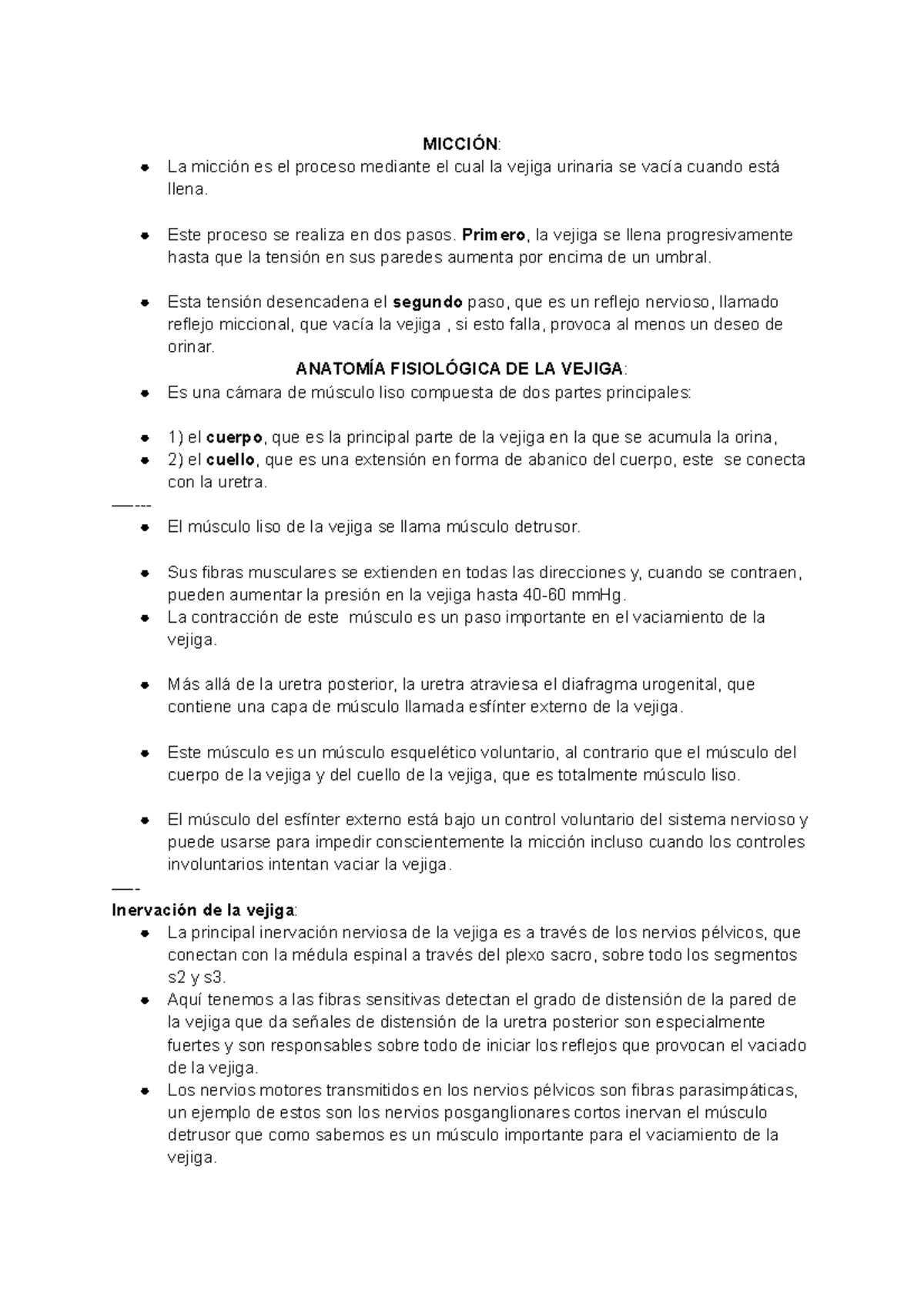 Cap 26 - wdwdw - MICCIÓN : La micción es el proceso mediante el cual la ...