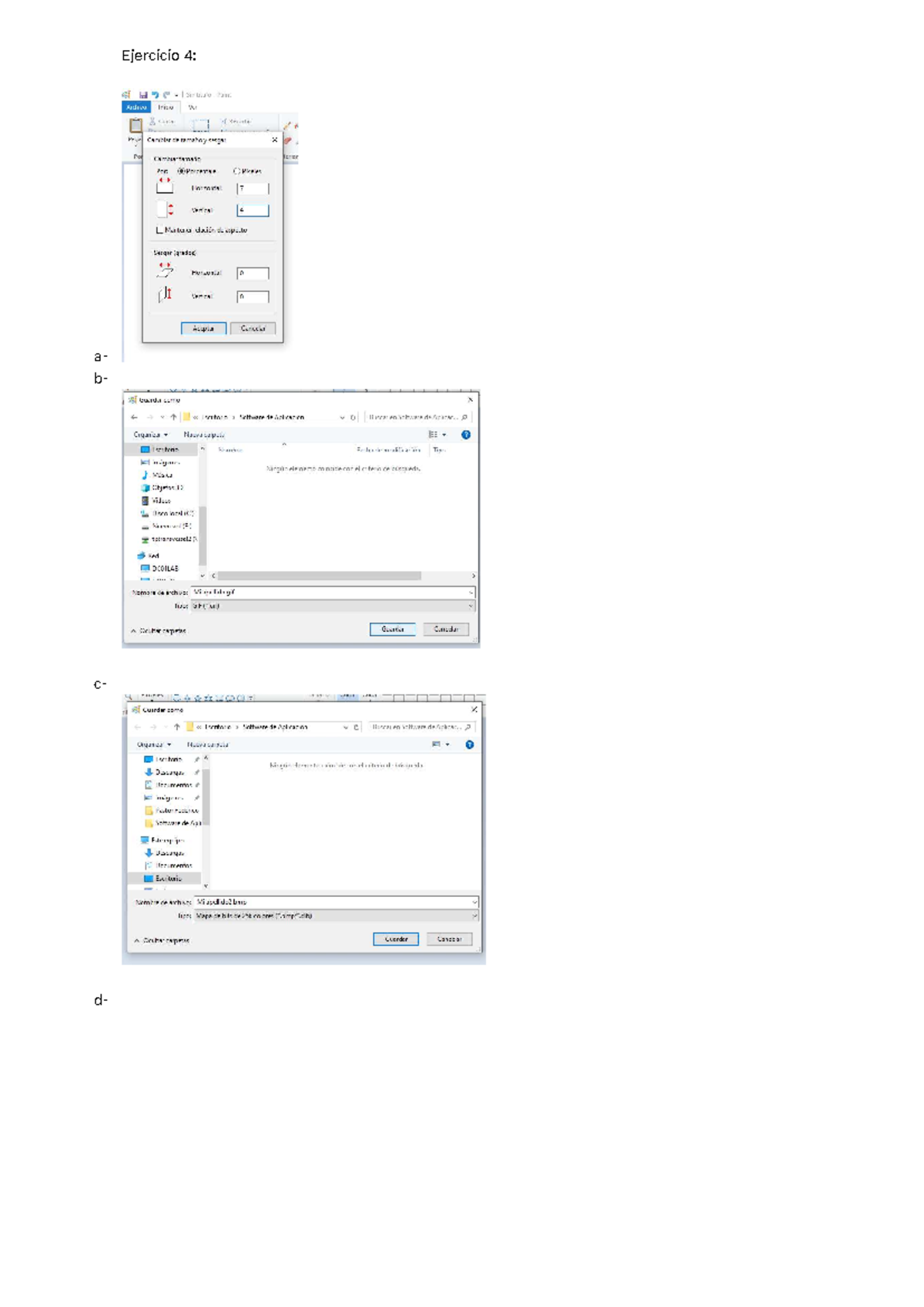 Tp3 punto 4 - TP3 UNA CONSIGNA - Computación 1 - Ejercicio 4: a- b- c- d- e- El archivo se - Studocu