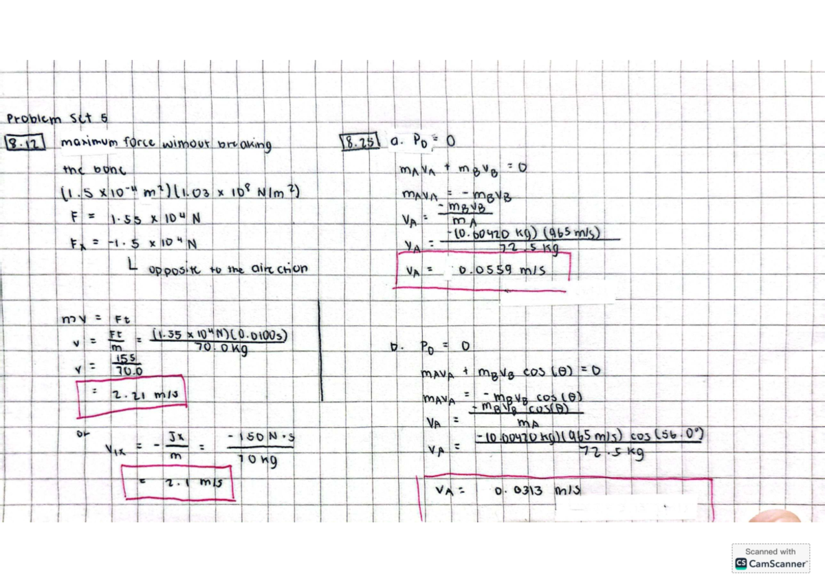 Module 5 Problem Set: Maximum Force Calculations and Analysis - Studocu