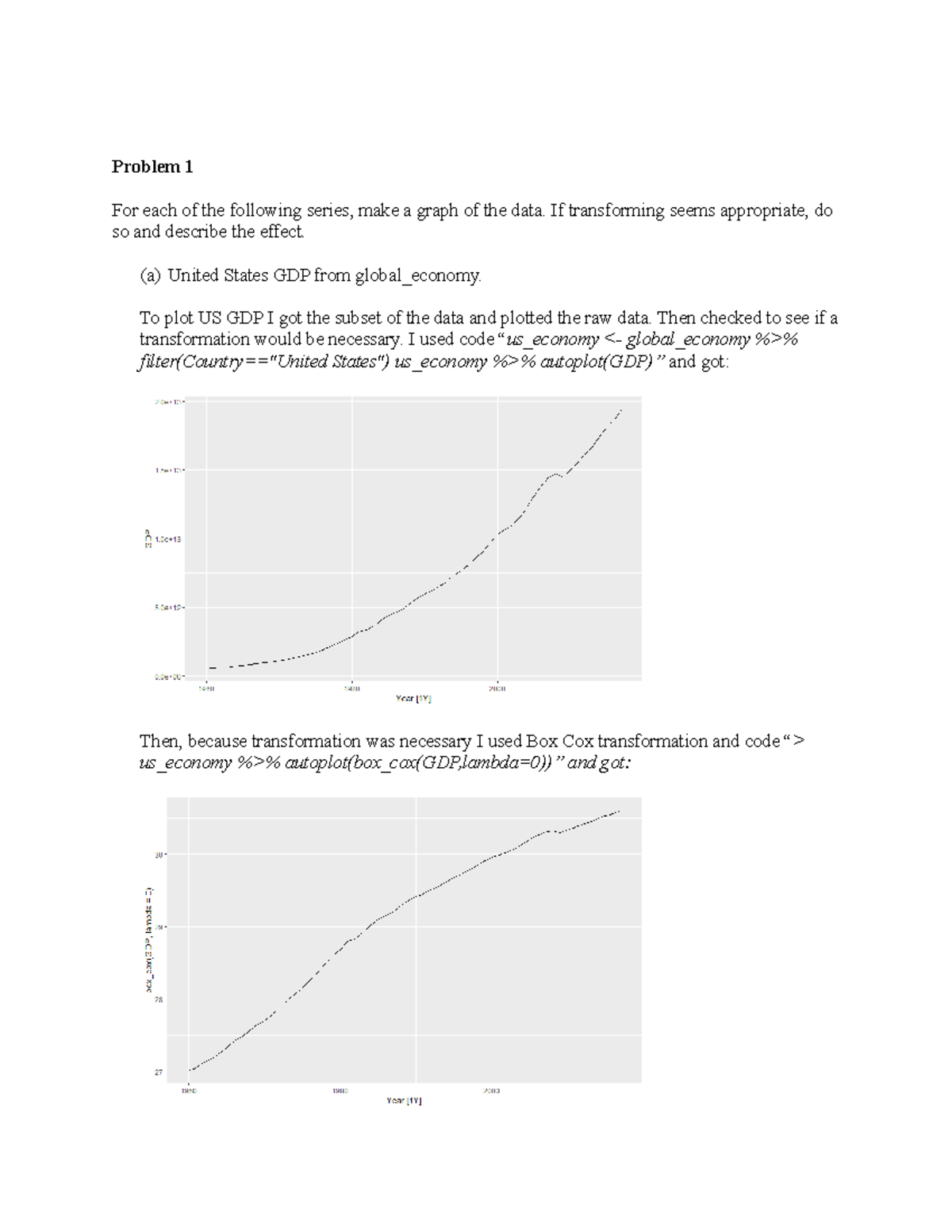 Statistical Analysis of Economic Data - Assignment 3 Analysis - Studocu