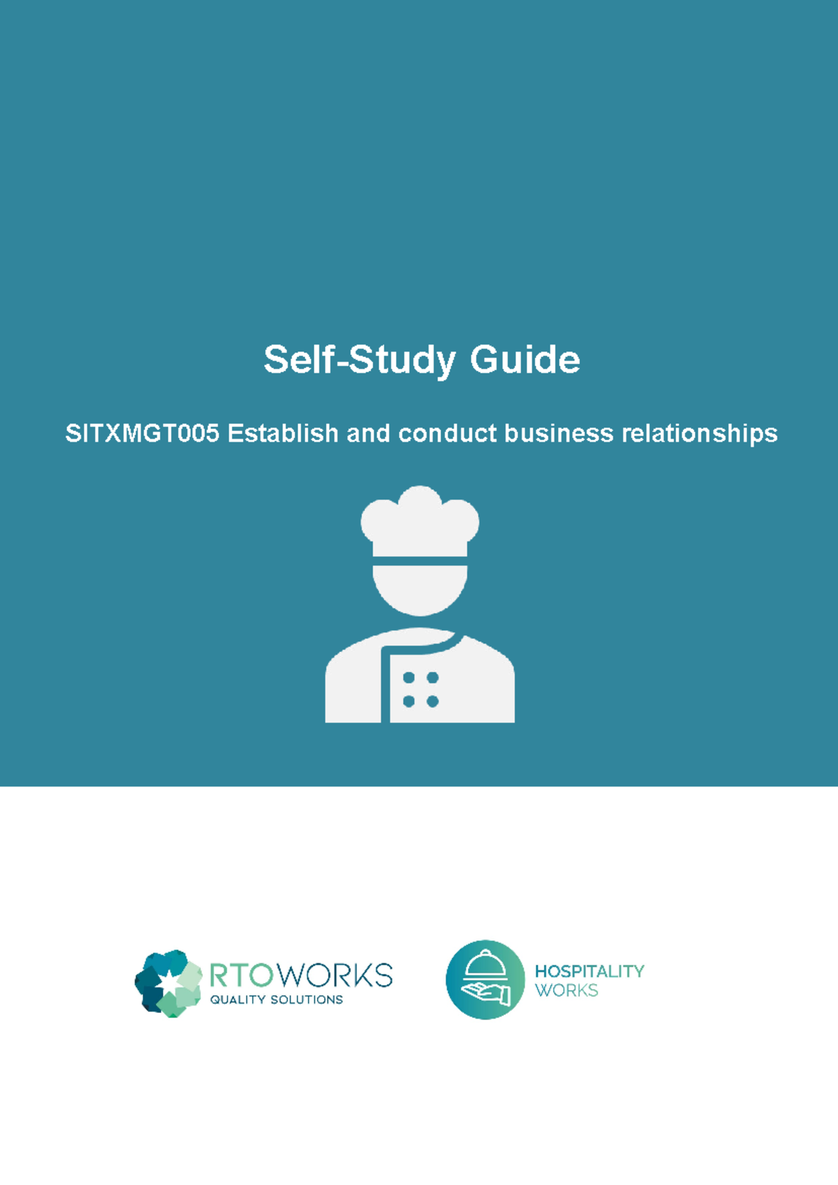 Sitxmgt 005 Self-Study Guide - Self-Study Guide SITXMGT005 Establish ...