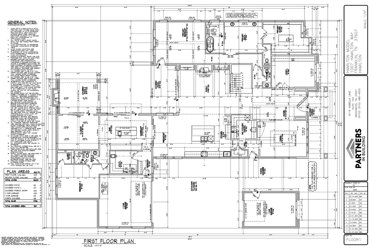Hamilton Model Plans - Detailed Construction Specifications and Layouts ...